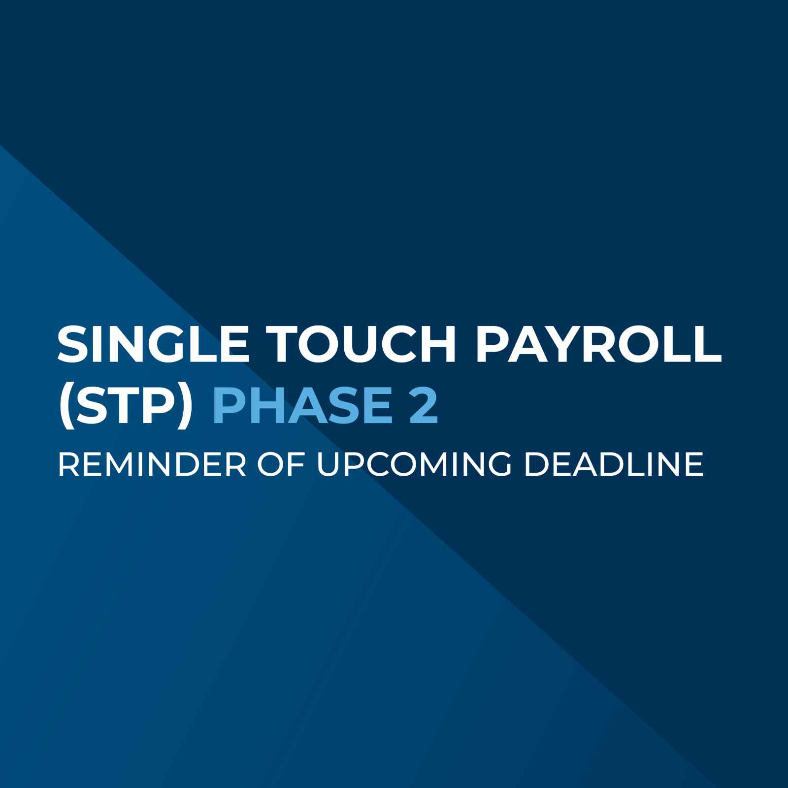 Ashfords Accountants & Advisory - Single Touch Payroll (STP) Phase 2 ...